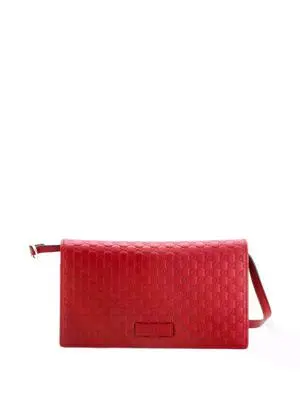 Gucci Wallet On Strap Microguccissima Leather Crossbody Bag