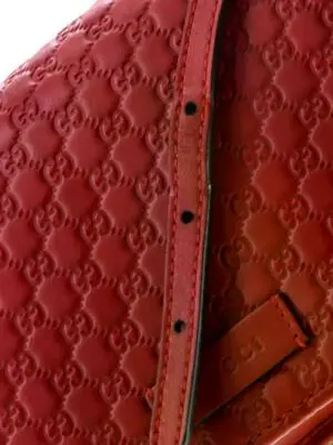 Gucci Wallet On Strap Microguccissima Leather Crossbody Bag