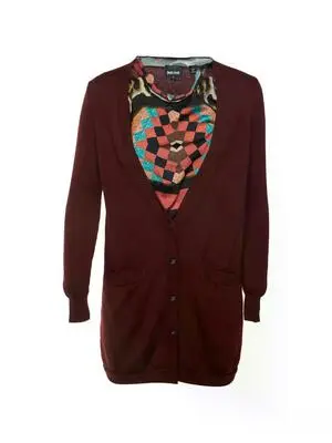 Just Cavalli Layered Button-up Cardigan