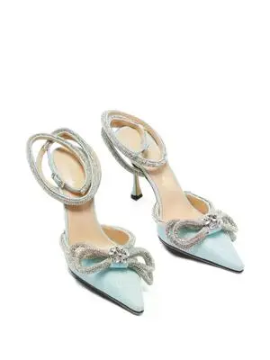 Mach & Mach Double Bow Crystal Pumps