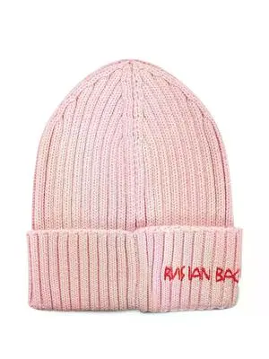 Ruslan Baginskiy Logo-embroidered Ribbed-knit Beanie Hat