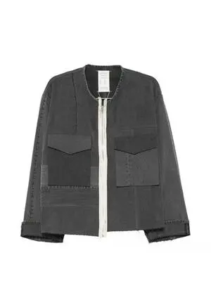 KURO Mark Ii Military Denim Jacket - Grey