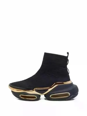 Balmain B-bold High-top Sneakers - Black