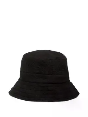 EA7 Logo-embroidered Fleece Bucket Hat