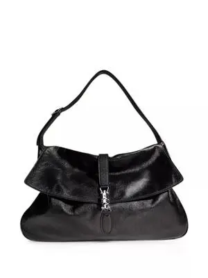 Gucci Jackie Flap Large Crossbody Bag - Black