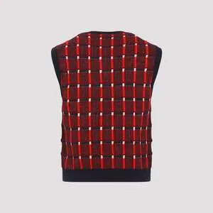 JIL SANDER Sleeveless Knitted Vest