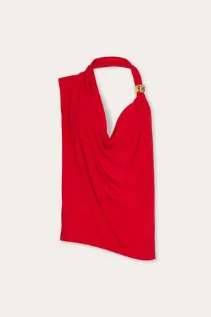 Ramy Brook Aleah Embellished Top - Ruby