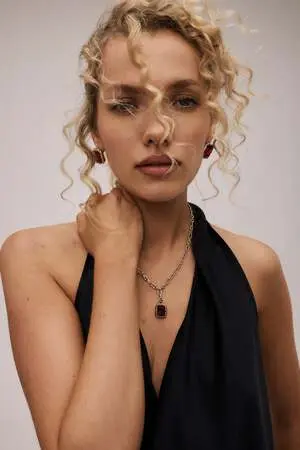 Ramy Brook Ciera Birthstone Necklace - Ruby