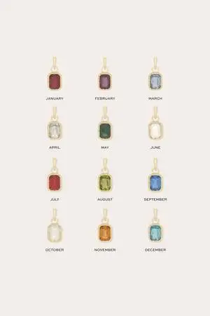Ramy Brook Ciera Birthstone Necklace - Ruby