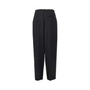 Alberta Ferretti Wrap-over Satin Pants