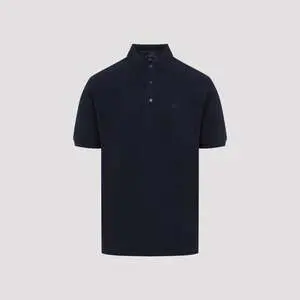 Etro Roma Printed Detail Polo - Blue