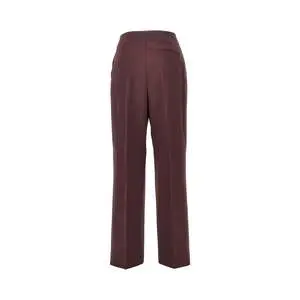 Alberta Ferretti Wool-blend Tailored Cigarette Pants