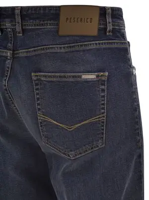 Peserico Straight Fit Stretch Denim Jeans