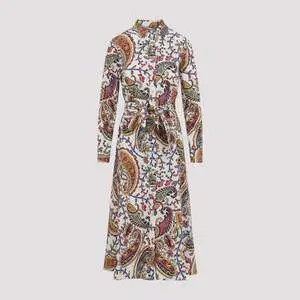 Etro Belted Midi Dress