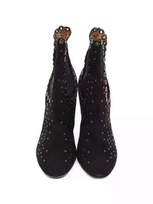 Alaïa Gomet Laser-cut Ankle Boots