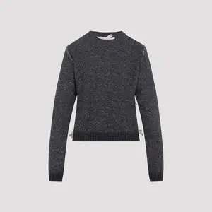 Moschino Bow Sweater - Gray