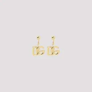 Dolce & Gabbana Golden-tone Dg Earrings - Silver