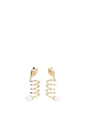 Chloé Tulip Earrings - Gold