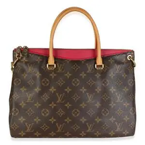 LOUIS VUITTON Pink Monogram Canvas Pallas Mm - Brown