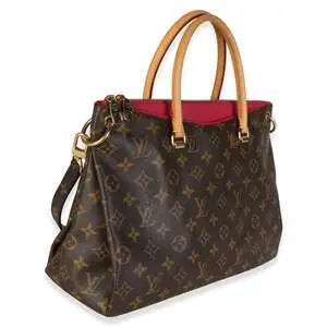 LOUIS VUITTON Pink Monogram Canvas Pallas Mm - Brown