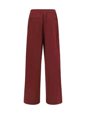 Brunello Cucinelli Cotton And Silk Track Pants