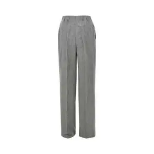 Alberta Ferretti Pinstriped Wide Pants With Darts