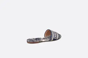Dior Logo Slide Sandals - Multicolor
