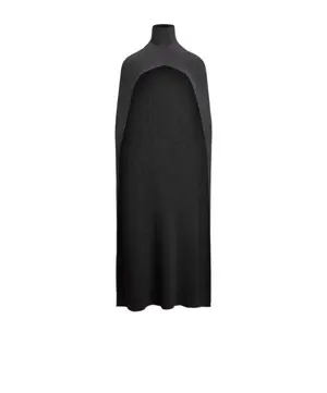 Ralph Lauren Ribbed Turtleneck Cape Coat