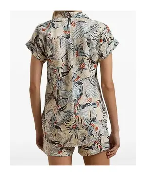 Ralph Lauren Floral Print Short-sleeve Top - Multicolor