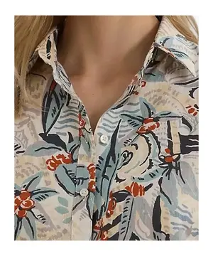 Ralph Lauren Floral Print Short-sleeve Top - Multicolor