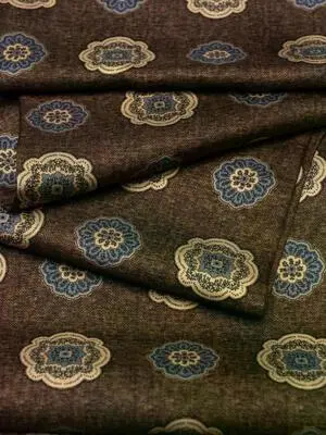 ELIZABETTA Medallion-print Silk Scarf