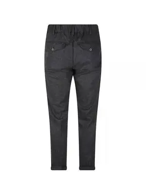 MYTHS Belt-loops Turn-up Trousers