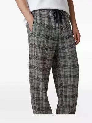 Needles Plaid Drawstring Trousers