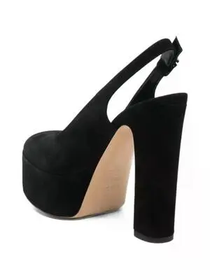 Casadei Platform Slingback Pumps