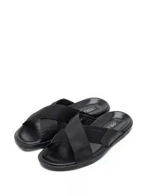 Prada Criss-cross Flat Sandals