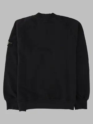 Stone Island Felpa Con Patch Logo