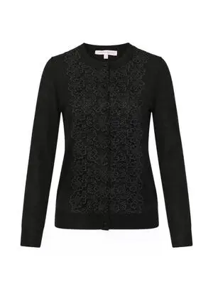Carolina Herrera Floral-lace Cardigan