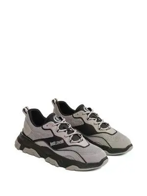 Just Cavalli Panelled Logo-print Sneakers