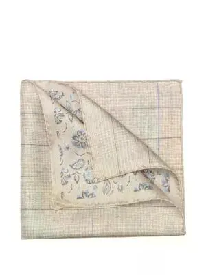 ELIZABETTA Enzo Pocket Square - Neutrals