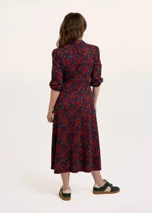 BRAKEBURN Elm 3/4 Sleeve Collared Dress