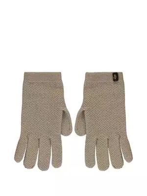 MOORER Knitted Cashmere Gloves - Neutrals