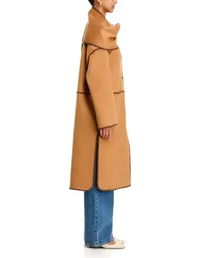 A.REN A. Ren Leone Button Front Coat