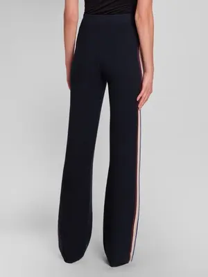 Casablanca Café Striped Cotton & Wool-blend Trousers