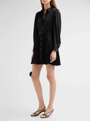 Cinq À Sept Reynolds Belted Mini Shirtdress