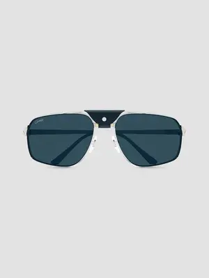 Cartier Santos De 64mm Pilot Sunglasses