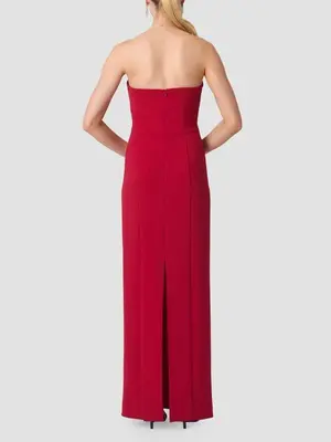 Shoshanna Brielle Strapless Bow Column Gown