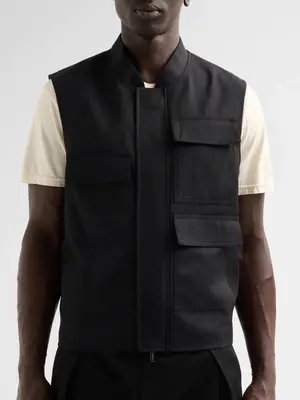 Helmut Lang Wool Utility Vest
