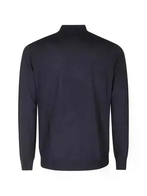 PAOLO PECORA Long-sleeve Wool Polo Shirt