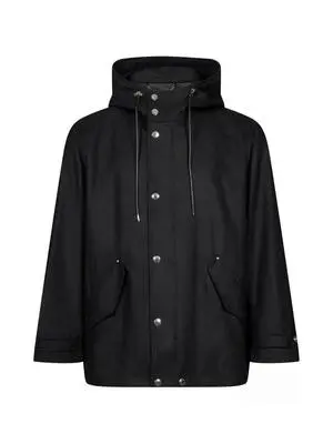 Mackintosh Hooded Press-stud Coat