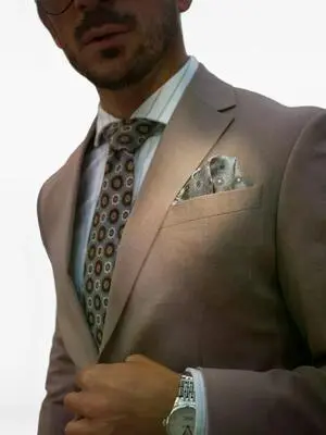 ELIZABETTA Pascal Double-sided Pocket Square